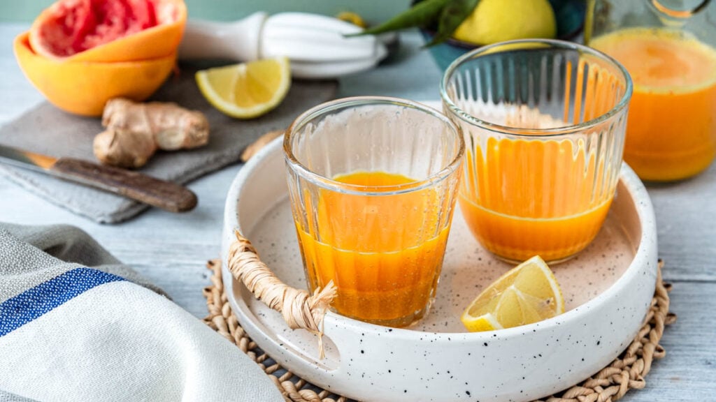 Ingwer Shot einfach selber machen | Rezept